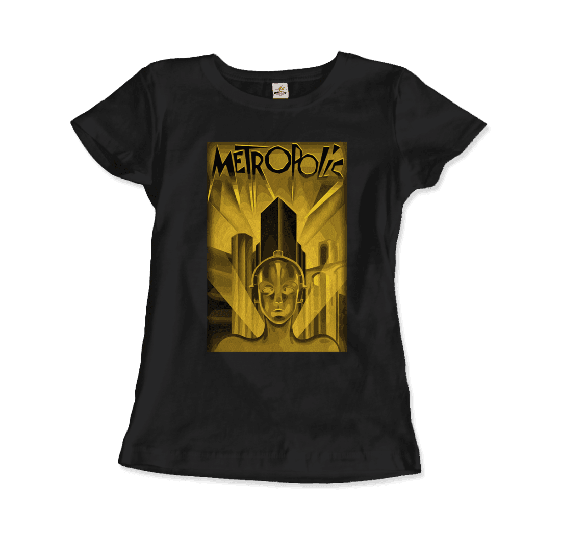 Art-O-Rama Shop - Metropolis - 1927 Movie Poster Reproduction in Oil Paint T-Shirt