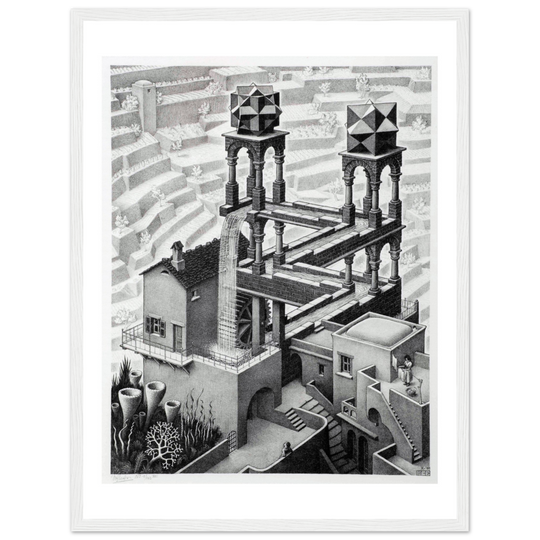 Art - O - Rama Shop - MC Escher Waterfall Art Poster – Art-O-Rama Shop