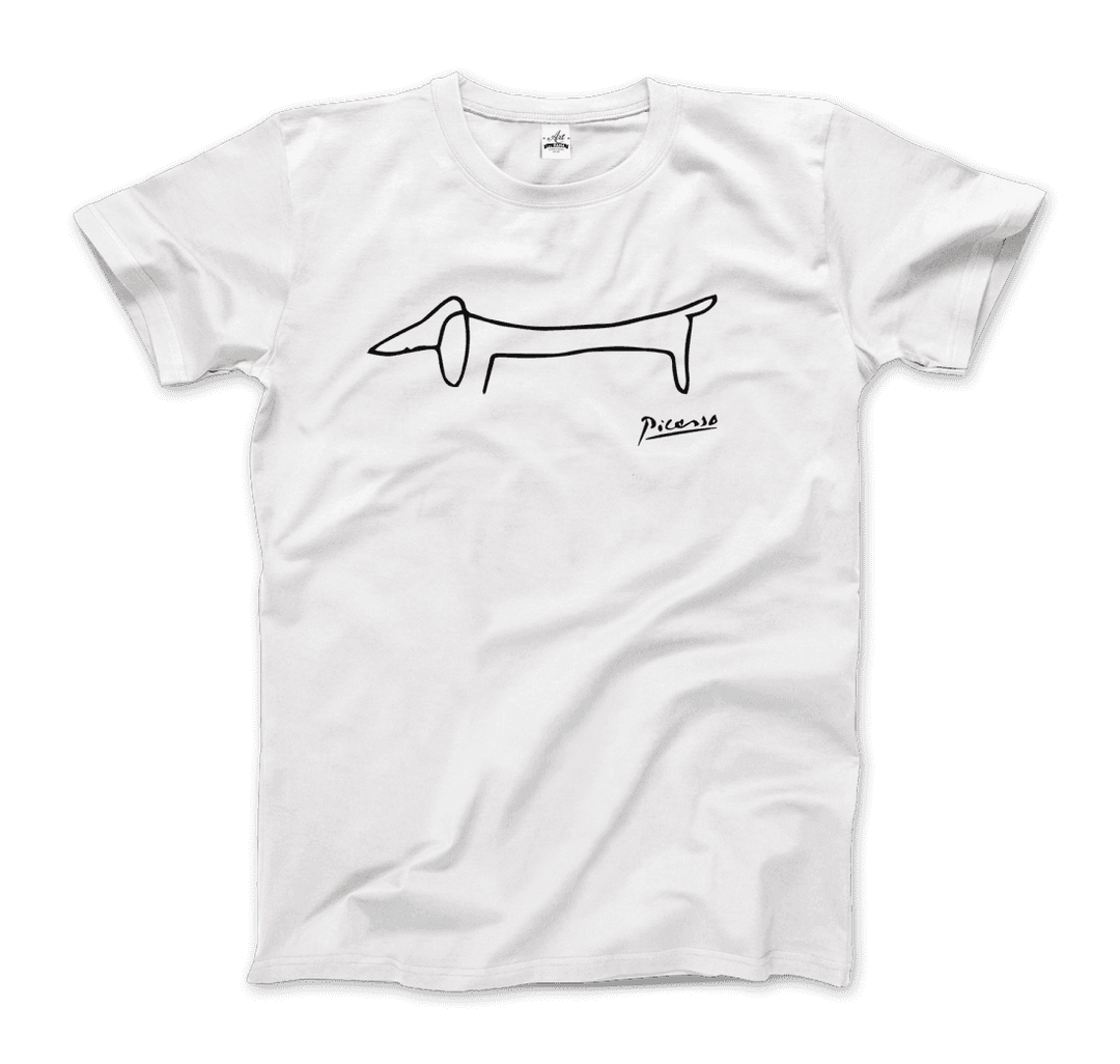 Art-O-Rama Shop - Pablo Picasso Dachshund Dog (Lump) Artwork T-Shirt