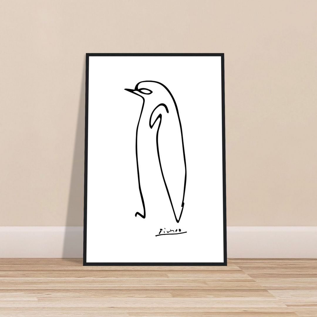 Art-O-Rama Shop - Pablo Picasso Penguin Line Artwork Poster