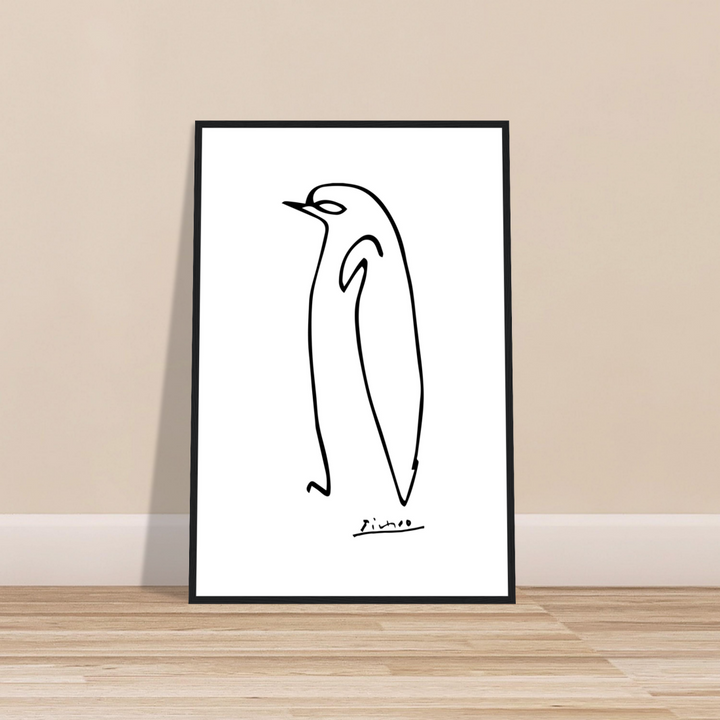 Art-O-Rama Shop - Pablo Picasso Penguin Line Artwork Poster