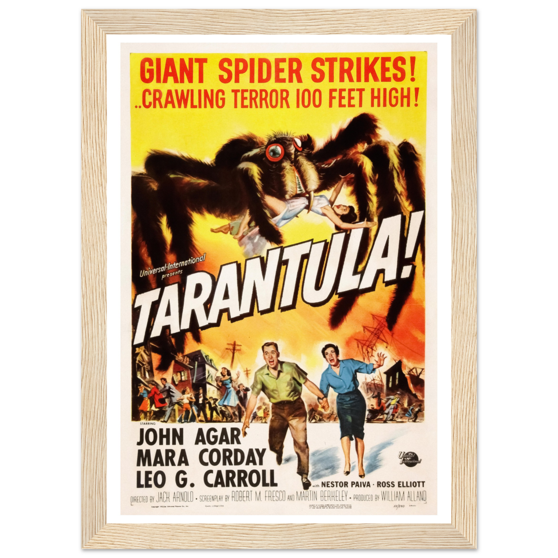 Art - O - Rama Shop - Tarantula - 50s Sci-Fi Horror Movie Poster – Art ...