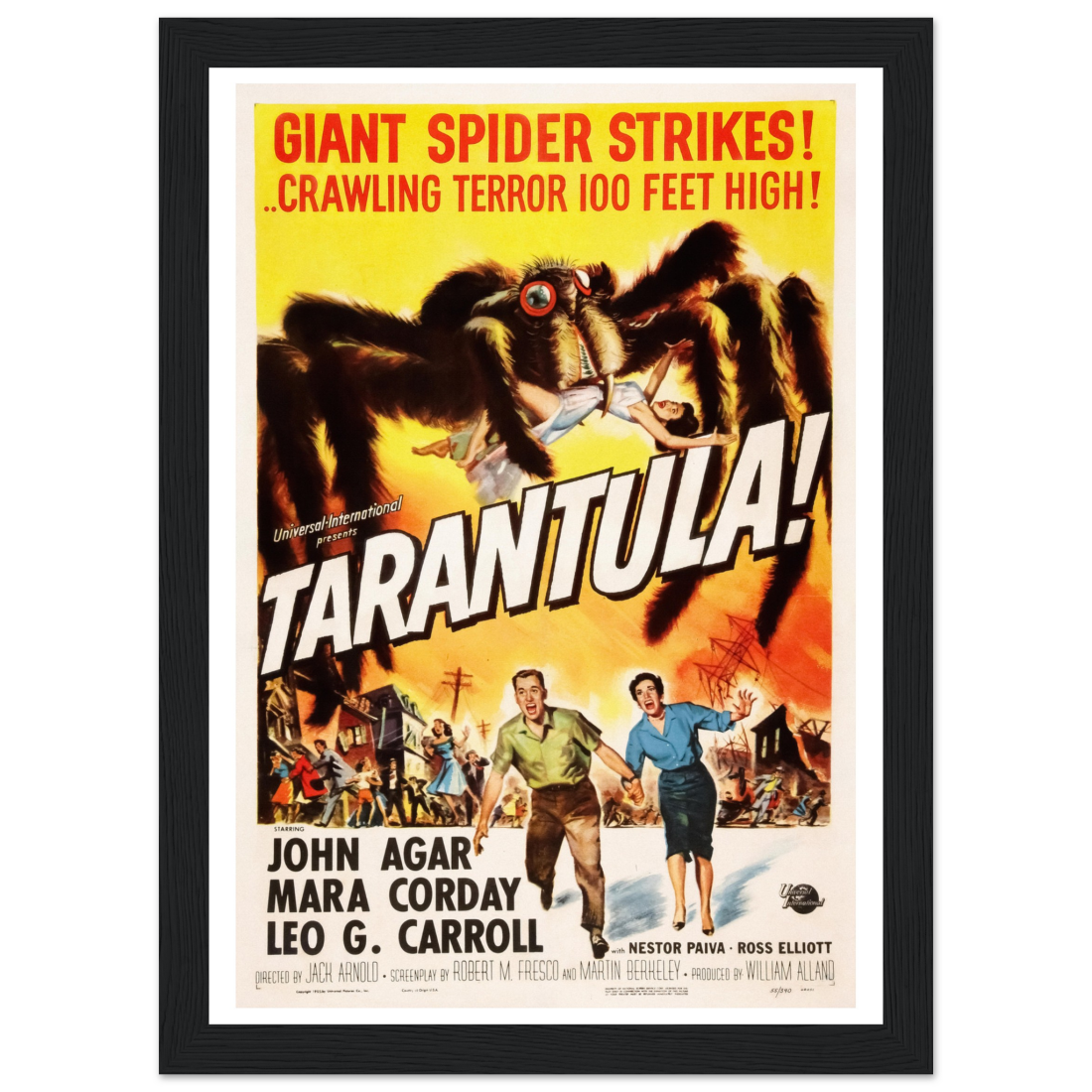 Art - O - Rama Shop - Tarantula - 50s Sci-Fi Horror Movie Poster – Art ...