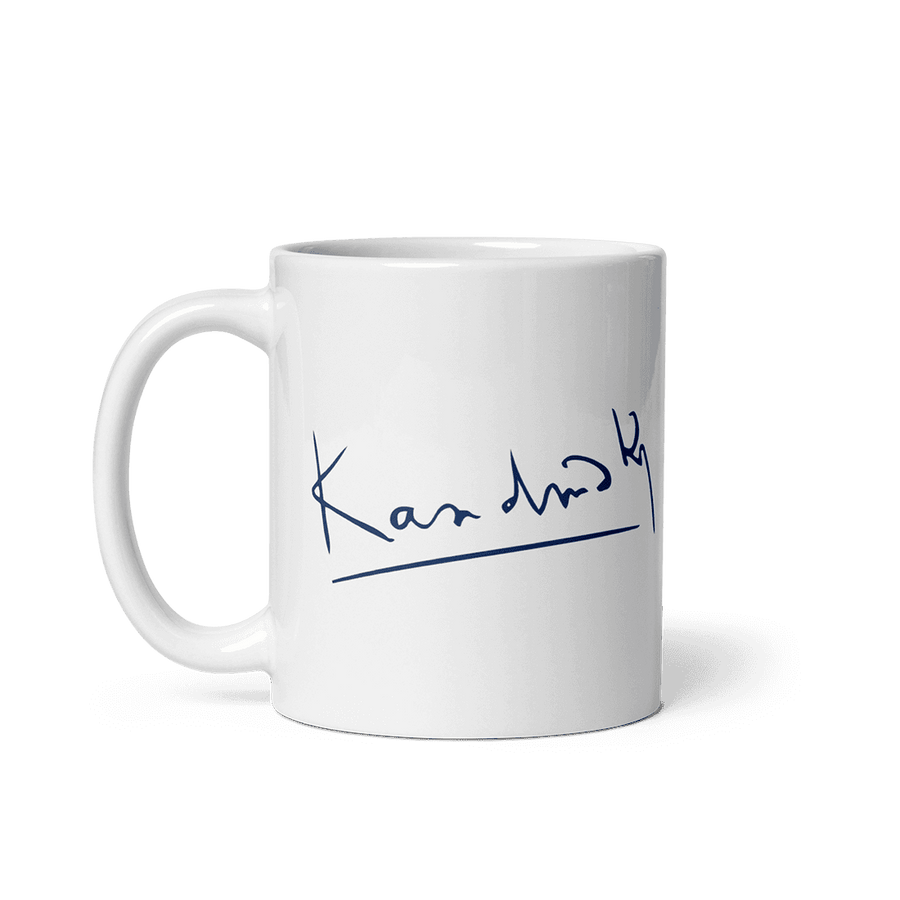 Art-O-Rama Shop - Wassily Kandinsky Signature Art Mug