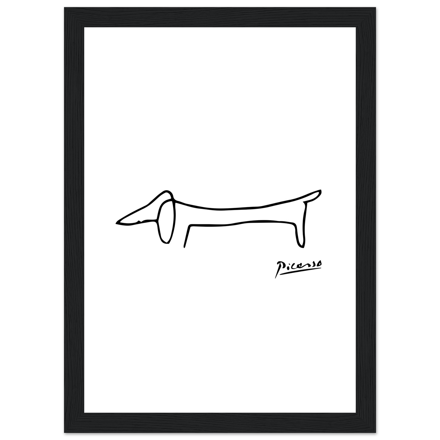 Art-O-Rama - Pablo Picasso Dachshund Dog (Lump) Artwork Poster – Art-O ...
