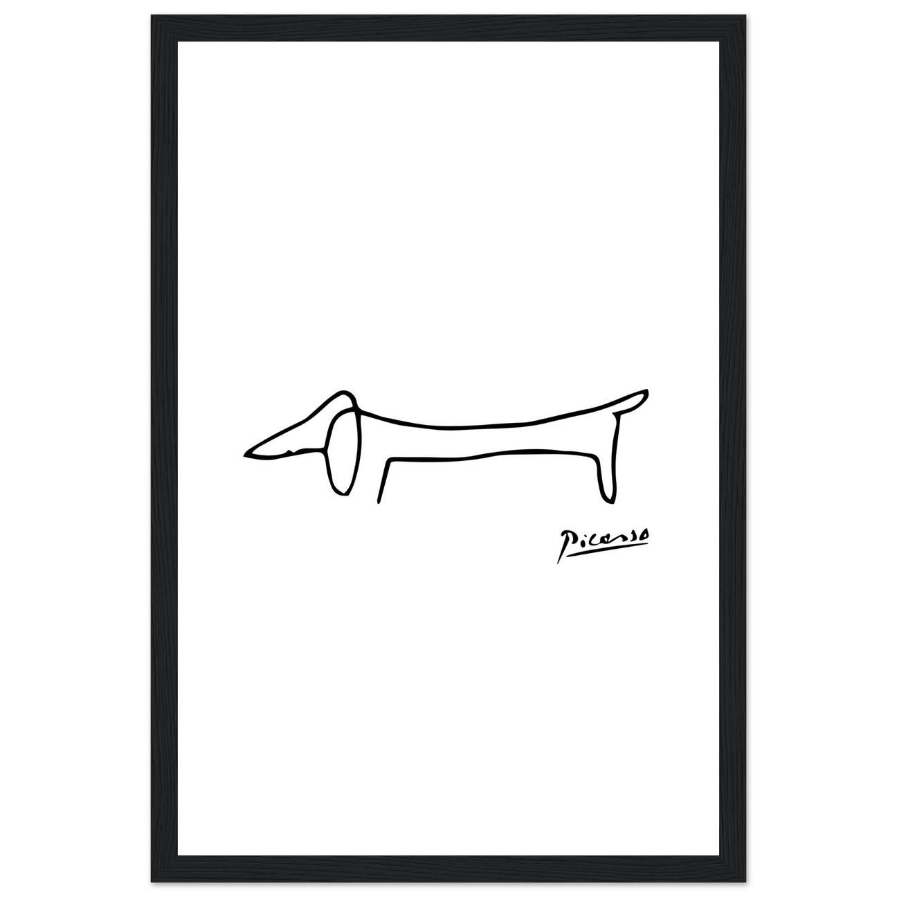 Art-O-Rama - Pablo Picasso Dachshund Dog (Lump) Artwork Poster – Art-O ...