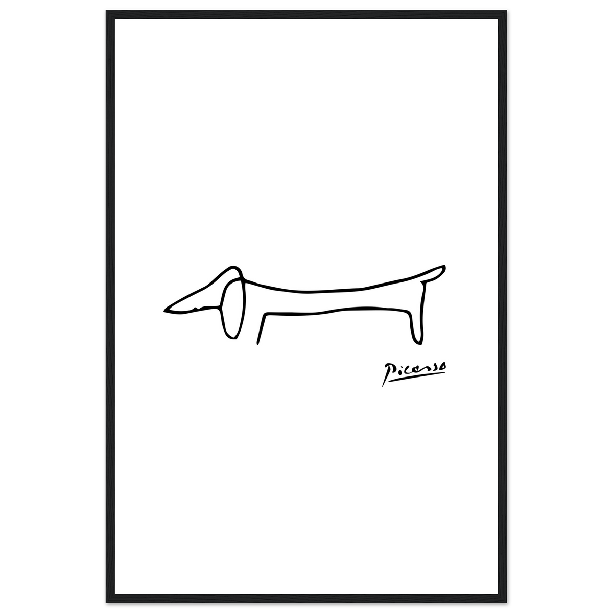 Art-O-Rama - Pablo Picasso Dachshund Dog (Lump) Artwork Poster – Art-O ...