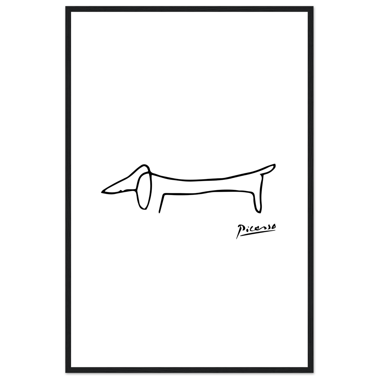 Art-O-Rama - Pablo Picasso Dachshund Dog (Lump) Artwork Poster – Art-O ...