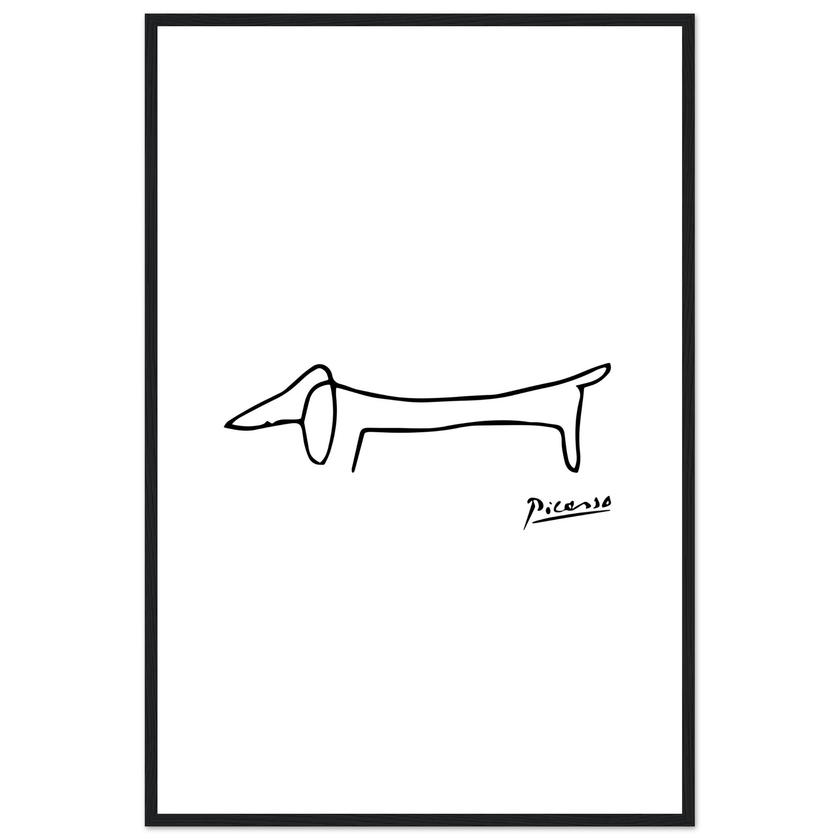 Art-O-Rama - Pablo Picasso Dachshund Dog (Lump) Artwork Poster – Art-O ...