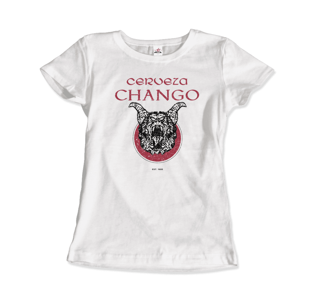 Art-O-Rama Shop - Cerveza Chango - Distressed Artwork T-Shirt