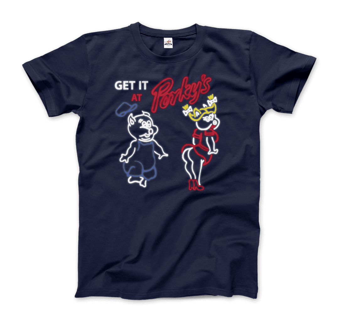Art-O-Rama Shop - Porky’s Strip Club Neon Logo T-Shirt
