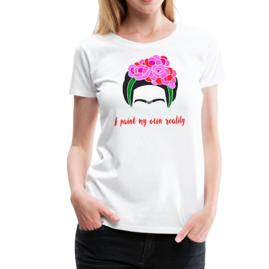 Art-O-Rama - Frida Kahlo - I Paint My Own Reality - Quote T-Shirt – Art ...