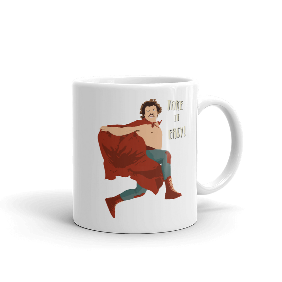 Art-O-Rama - Take It Easy Nacho Libre El Luchador Artwork Mug – Art-O ...