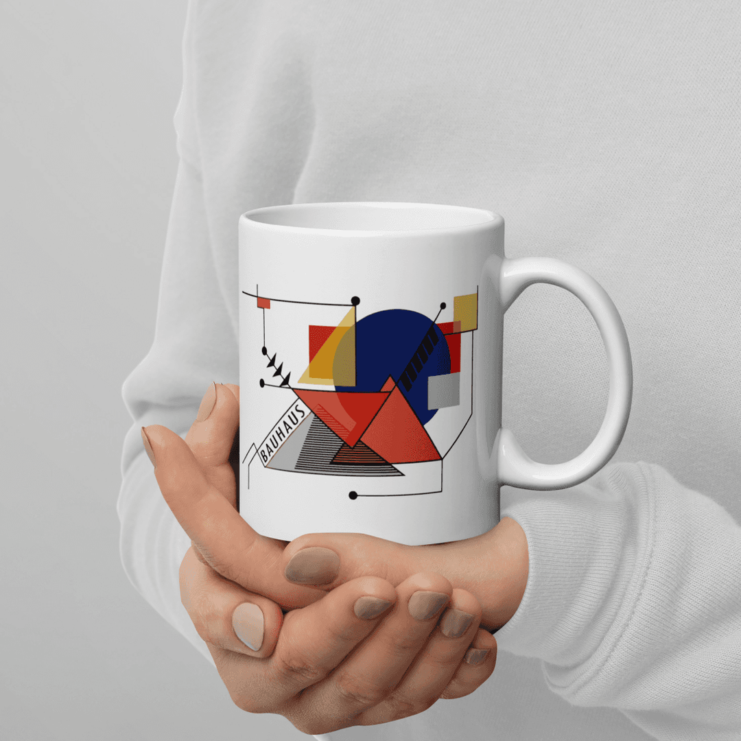 Art-O-Rama Shop - Walter Gropius Bauhaus Geometry Artwork Mug